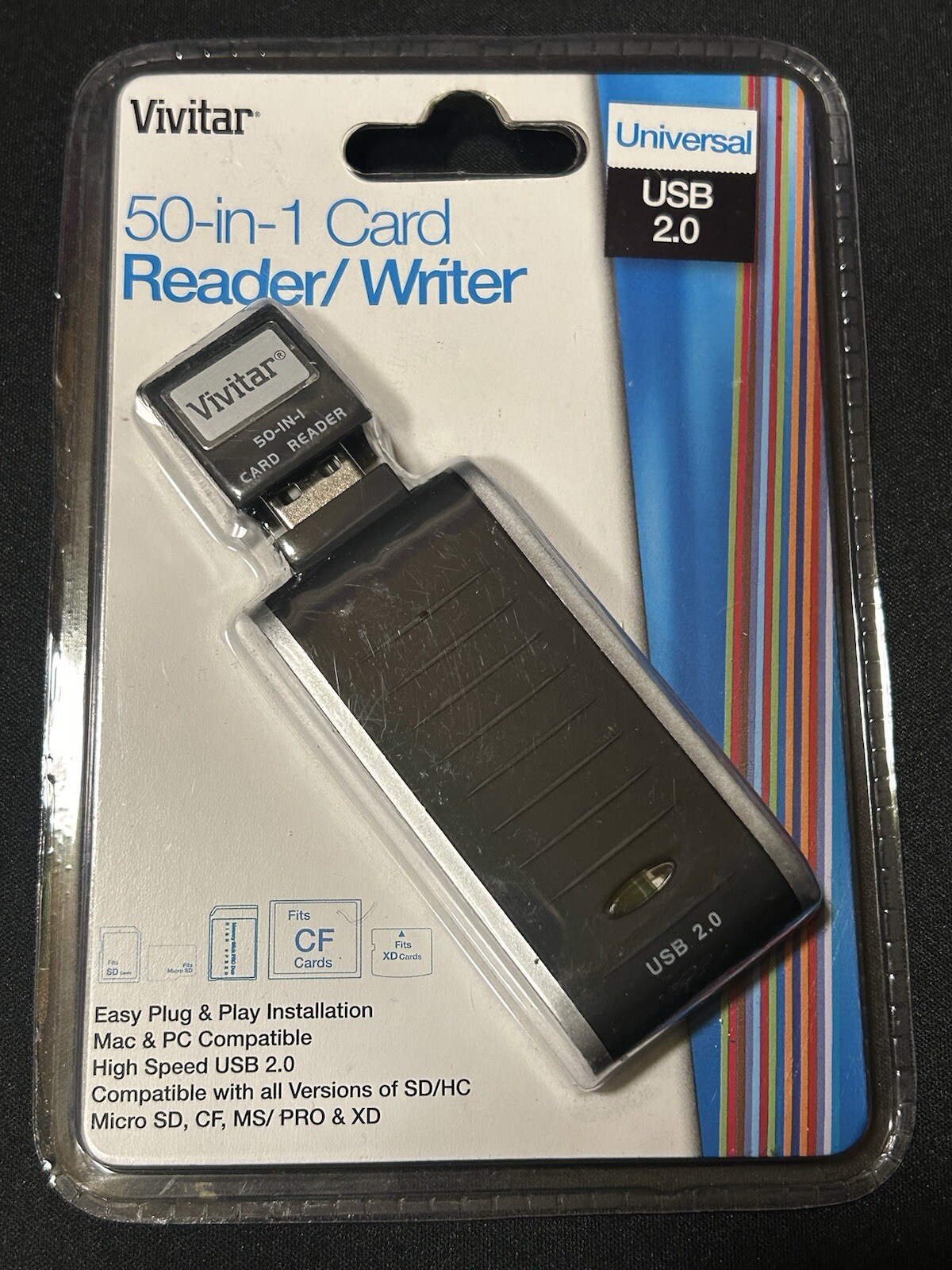 Vivitar. 50-in-1 Card Reader/Writer.Universal USB 2.0. New | eBay