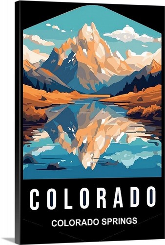 Personalized Custom Made Poster Of Colorado Prints or Canvas Wraps to ...
