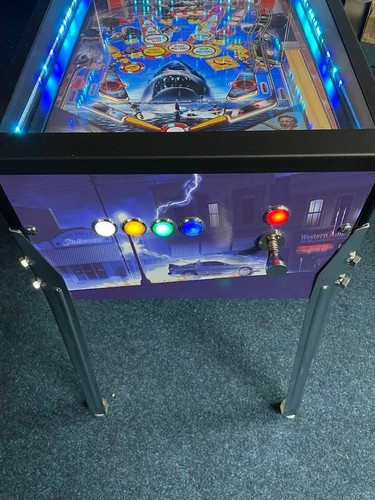 Virtual Pinball Machine + Legs + Shooter + Graphics + 544 LEDS ...