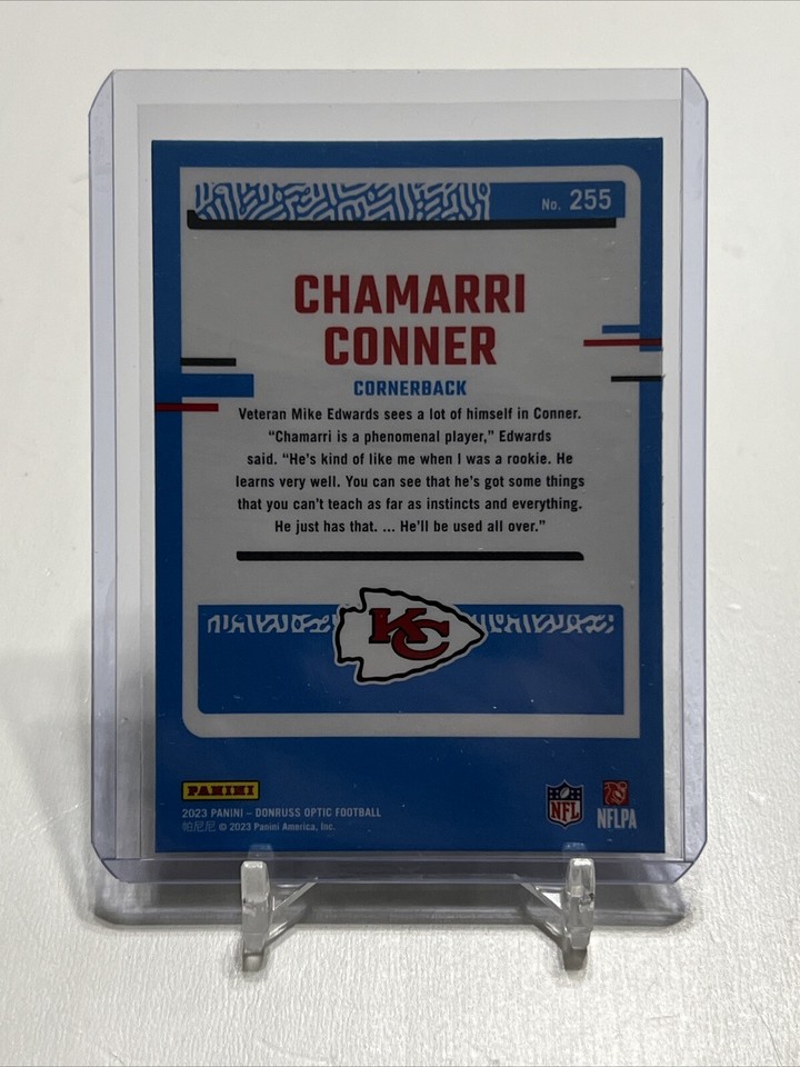 2023 Donruss Optic Chamarri Conner Rated Rookie Card Kansas City Chiefs ...