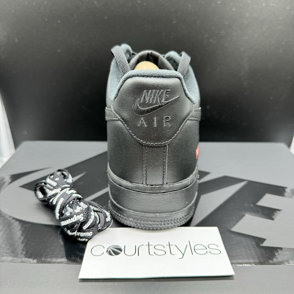 Brand New Nike Air Force 1 Low SP Supreme Black CU9225-001 Fast ...