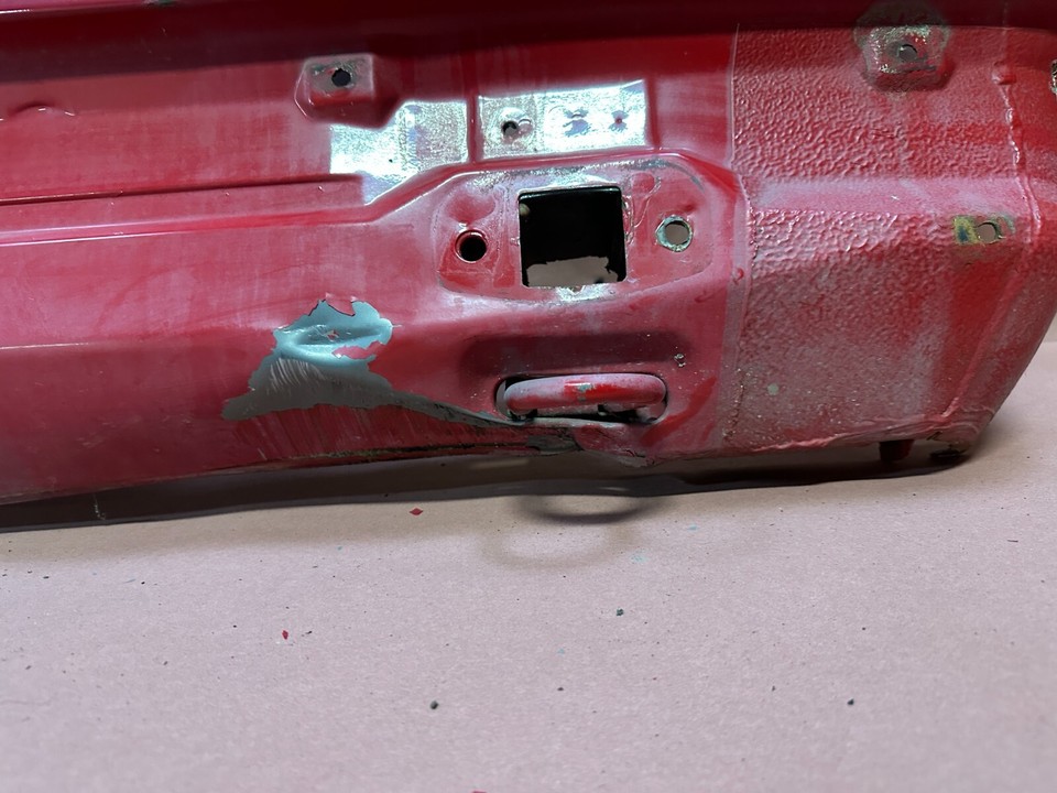 BMW E30 323I 325e 325I Rear Tail Panel Frame Cutout Zinnober Red OEM ...