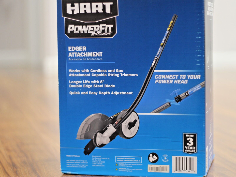 HART PowerFit Edger Attachment for gas/battery Attachment Capable ...