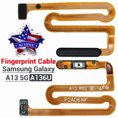 OEM Power Button Fingerprint Sensor Flex Cable For Samsung Galaxy A13 ...
