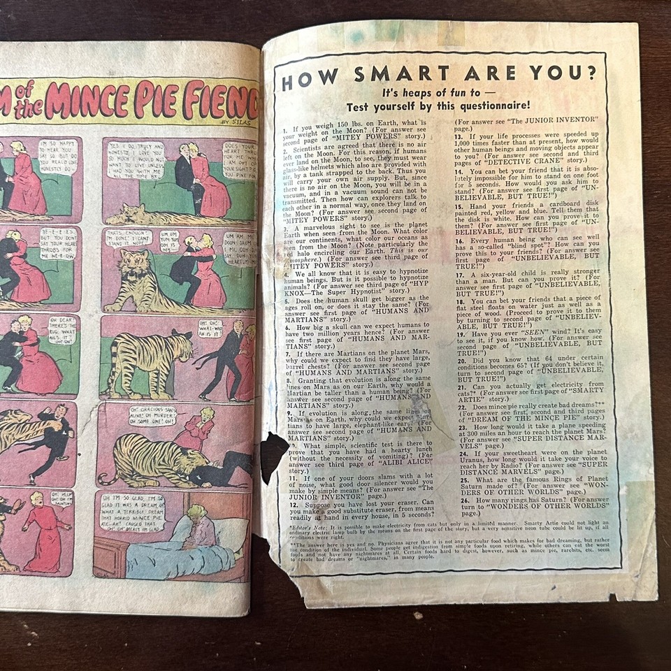 Superworld Comics #1 (1940) - Golden Age Sci-Fi! Rare! - Incomplete | eBay