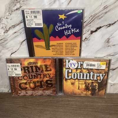 Lot of 3 Country Music CDs No. 1 Country Hit Mix, Forever Country ...