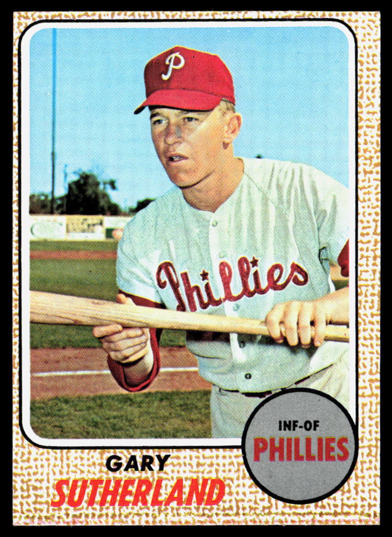 Gary Sutherland 1968 Topps #98 EX NO CREASING | eBay