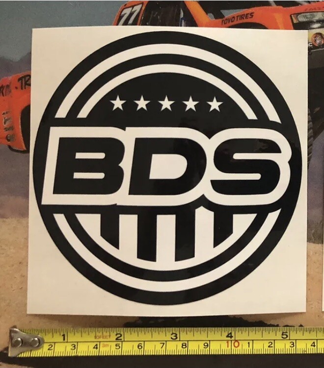 BDS Suspension Decal Sticker for Vehicle Windows | Vinyl | Glossy ...