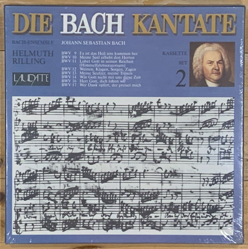 Bach Complete Cantatas Vol.2 HELMUTH RILLING Laudate 4LP Box New Sealed ...