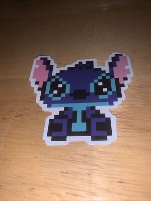 Stitch Sticker Disney Pixelated 8 Bit stitch Retro Look Sticker | eBay UK