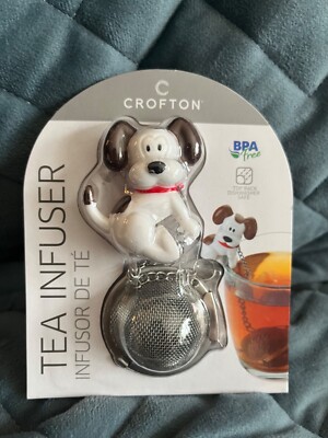 CROFTON PUPPY DOG TEA INFUSER STAINLESS STEEL BPA FREE- BRAND NEW IN ...