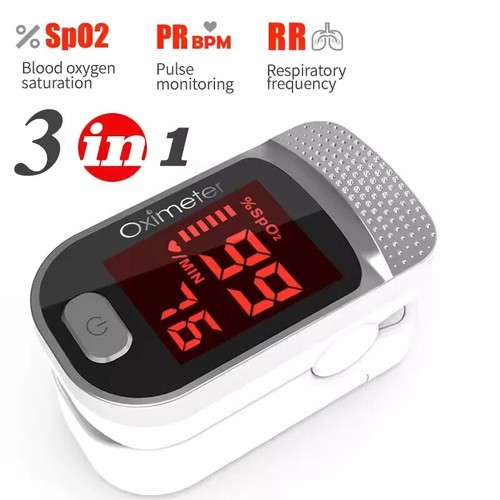 Finger Tip Pulse Oximeter SpO2 Blood Oxygen Saturation Heart Rate ...