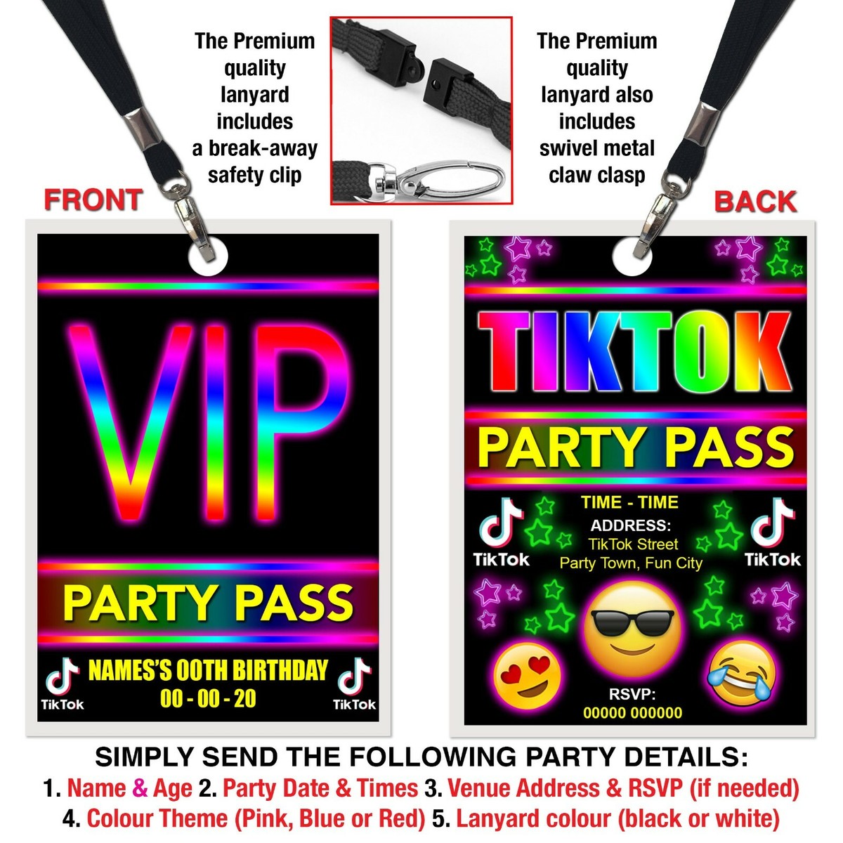 Vip Pass Invitations