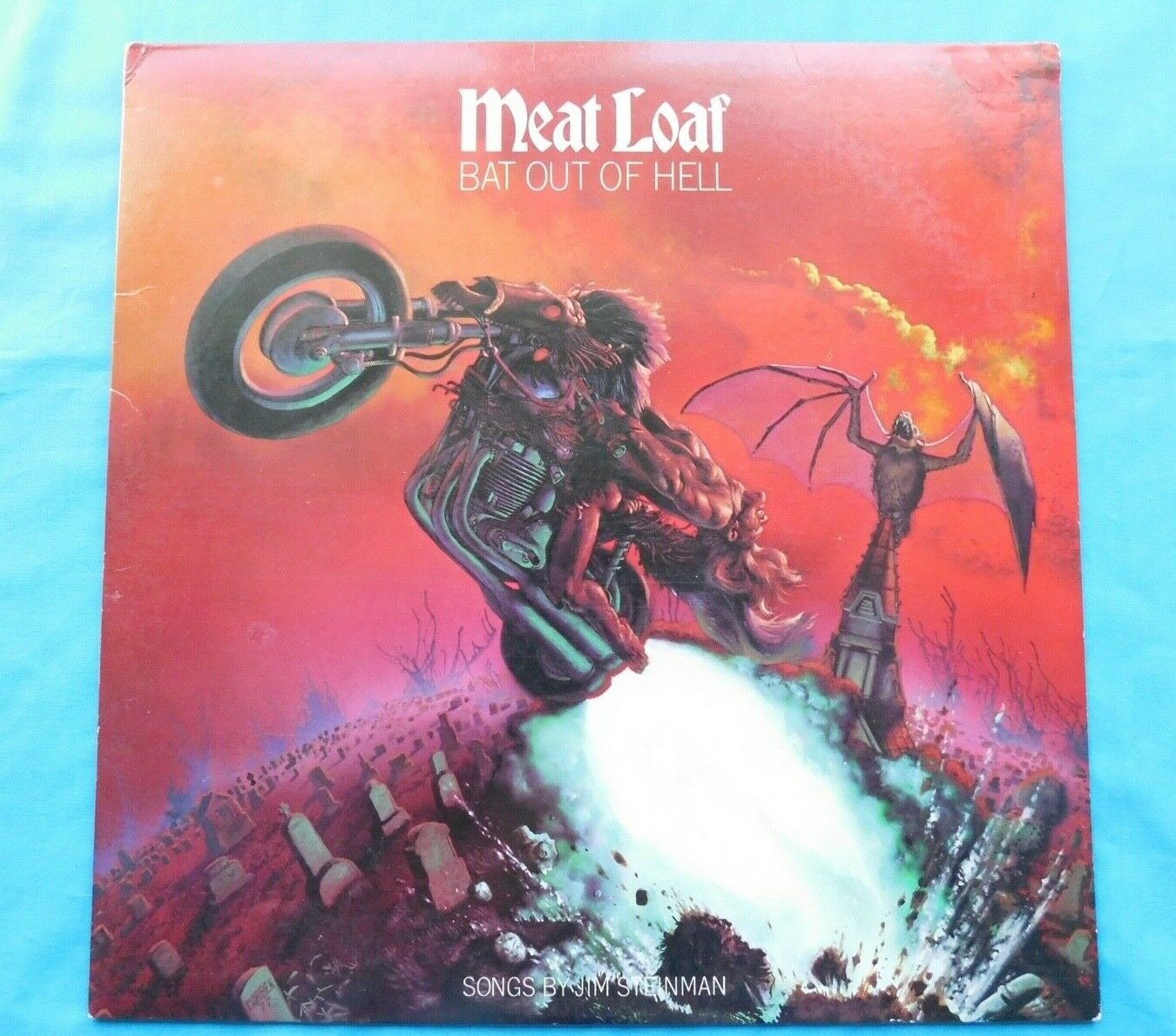 Bat Out Of Hell by Meat Loaf LP RECORD FIRST PRESSING 1977 VERY VERY ...