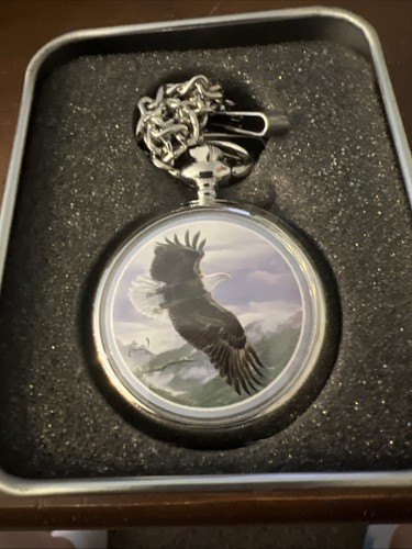 AVON EAGLE - "MAJESTIC FLIGHT" AL AGNEW EXCLUSIVE EDITION POCKET WATCH ...