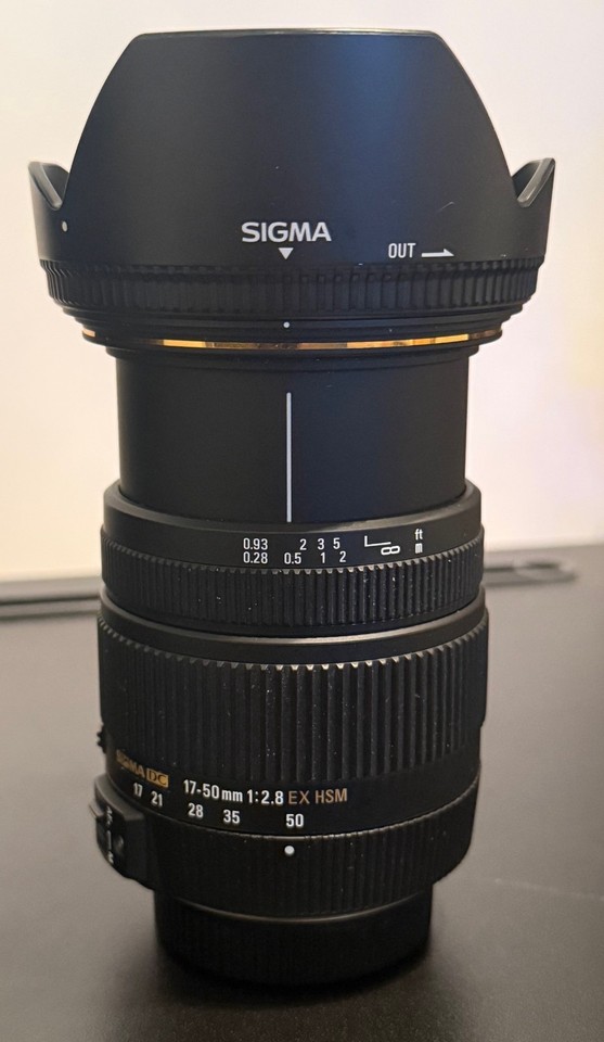 Sigma 17-50mm f2.8 EX DC OS Zoom Lens for Nikon DX Mount-MINT | eBay UK