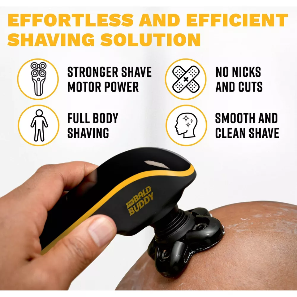 The Cut Buddy - Bald Buddy Ergonomic Wet & Dry Shaver Brand New Sealed ...