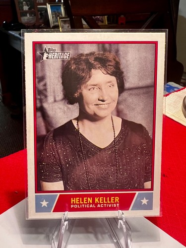 2025 Topps Heritage Helen Keller Notable Americans #NS-37 Political ...