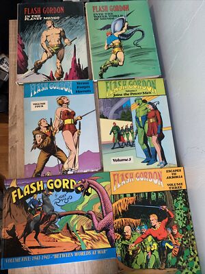 VTG 70’s Flash Gordon 6 Book Lot In The Planet Mongo - Into The Water ...