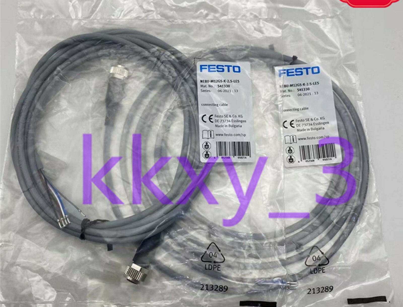 1 PCS NEW FESTO connecting cable NEBU-M12G5-K-2.5-LE5 541330 | eBay
