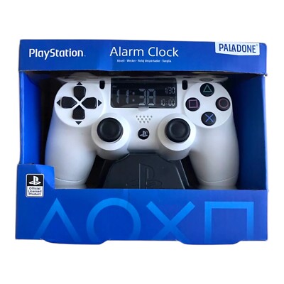 PlayStation PS4 Controller Alarm Clock Paladone White USB Input NEW | eBay