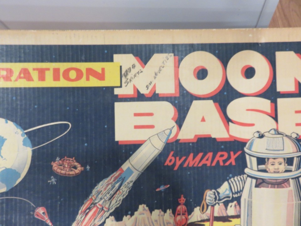 VTG Marx 1962 Operation Moon Base Play Set No. 4654 Empty Box Only READ ...