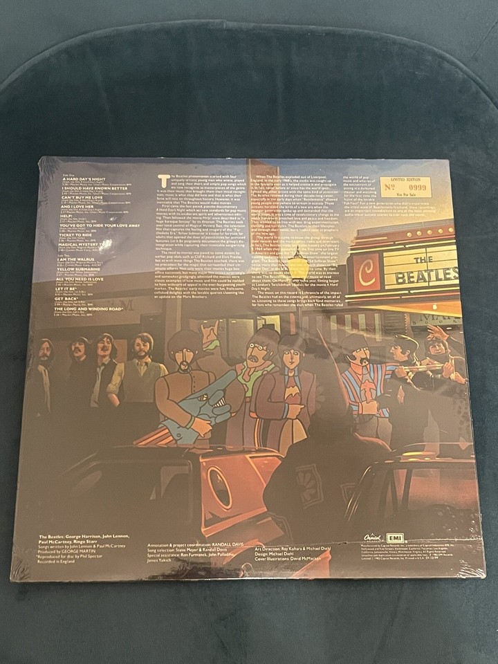 THE BEATLES ~ REEL MUSIC LP SV12199 SEALED!LIMITED EDITION #999 Capitol ...