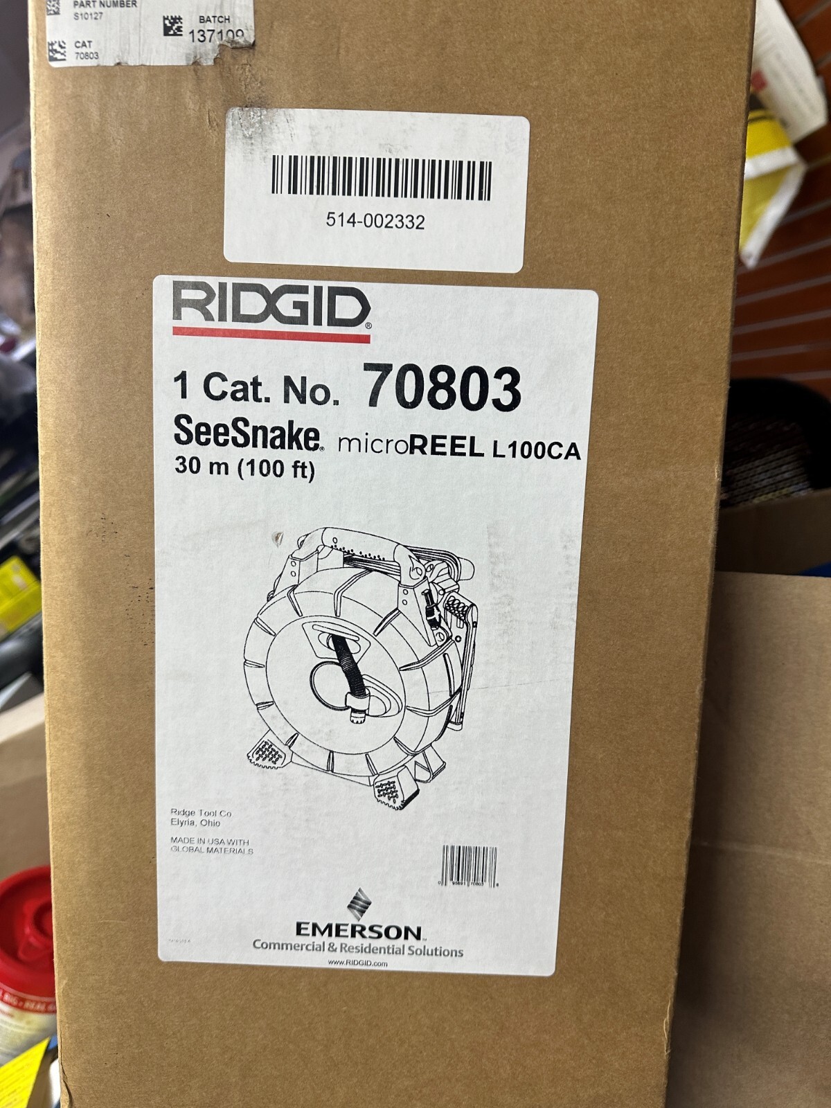 Ridgid Sewer Camera Micro Reel L100 Only (70803) for sale online | eBay