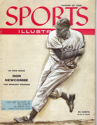 1955 8/22 Sports Illustrated magazine baseball Don Newcombe Brooklyn ...