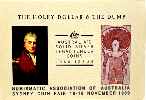 1989 Australia The Holey Dollar & The Dump Silver Coin Set Coin Fair ...