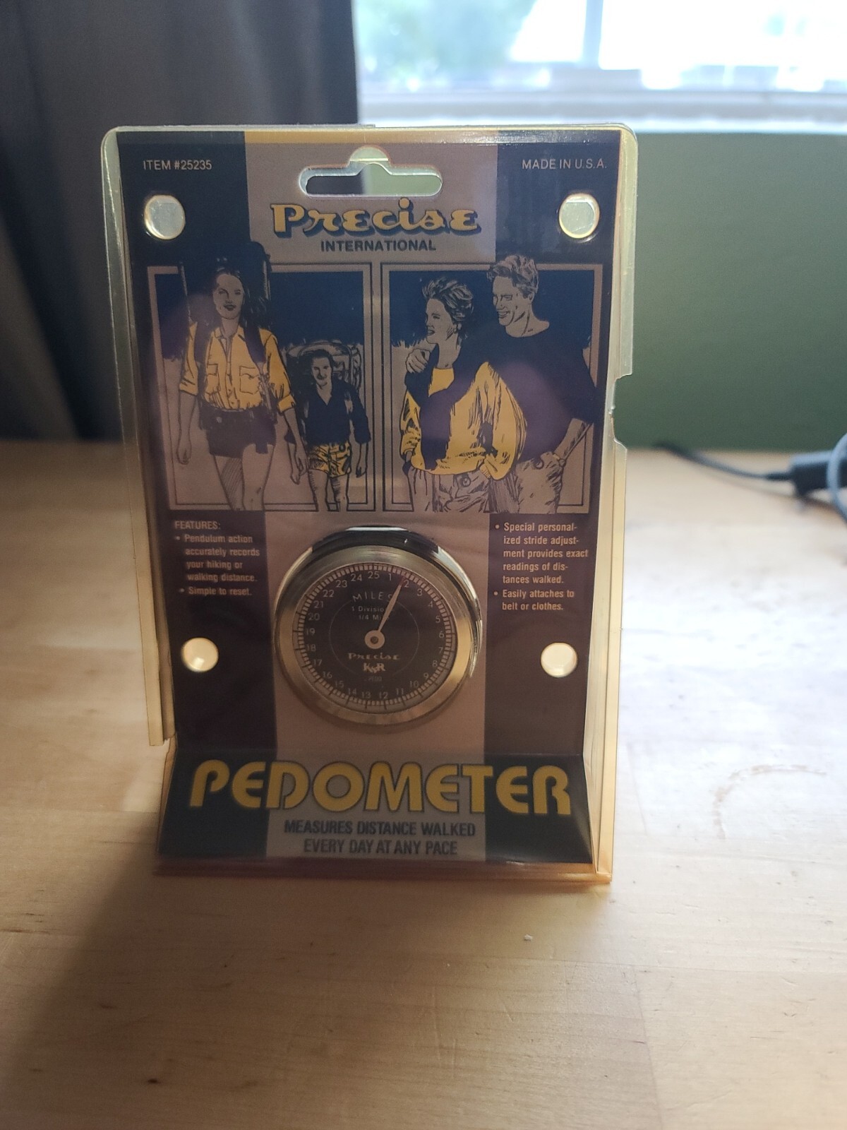 Precise International Pedometer # 25235 Analog Dial USA Unopened for ...