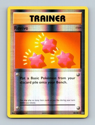 Pokemon TCG - Revive 85/108 REVERSE HOLO - XY Evolutions Rare Nintendo ...