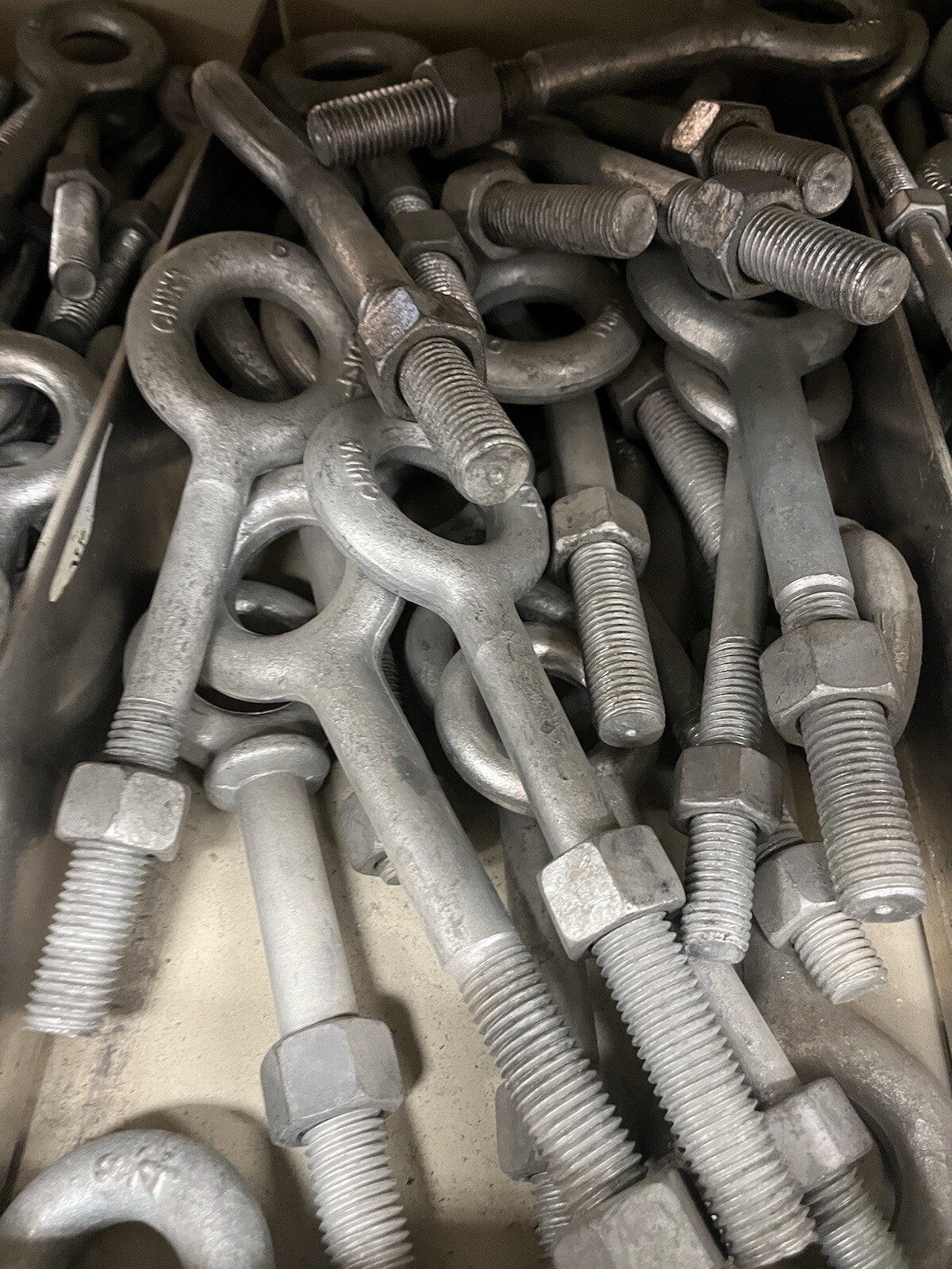 3/4 X 6" Thread Lifting Eye Bolt Eyebolt Forged Black Galvanized | eBay