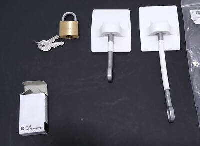 Refrigerator Door Lock Kit Mini Fridge Locker Guard W/O Padlock For ...