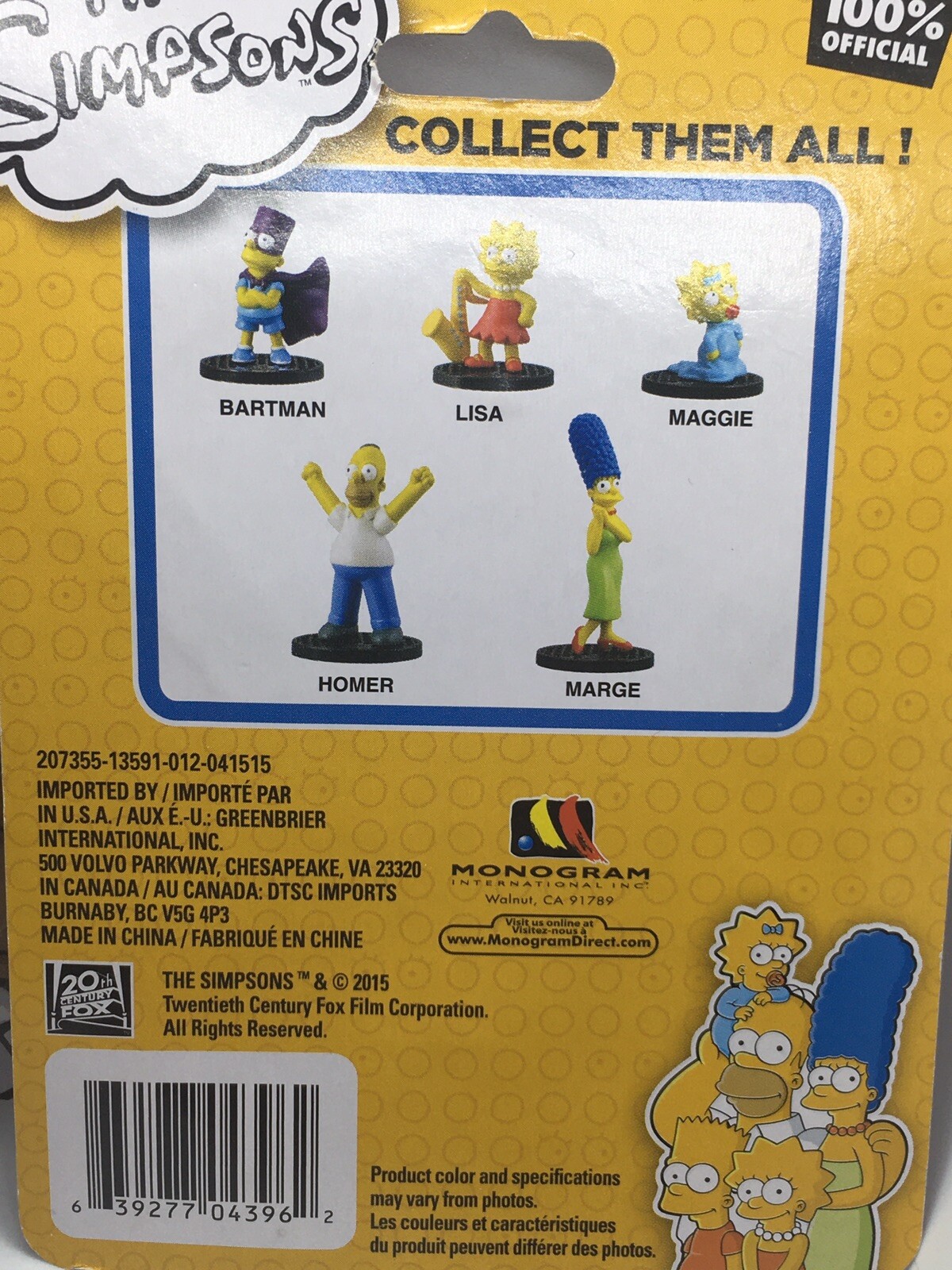 Official The Simpsons Collectible Figurine Choose Marge Bart Homer ...