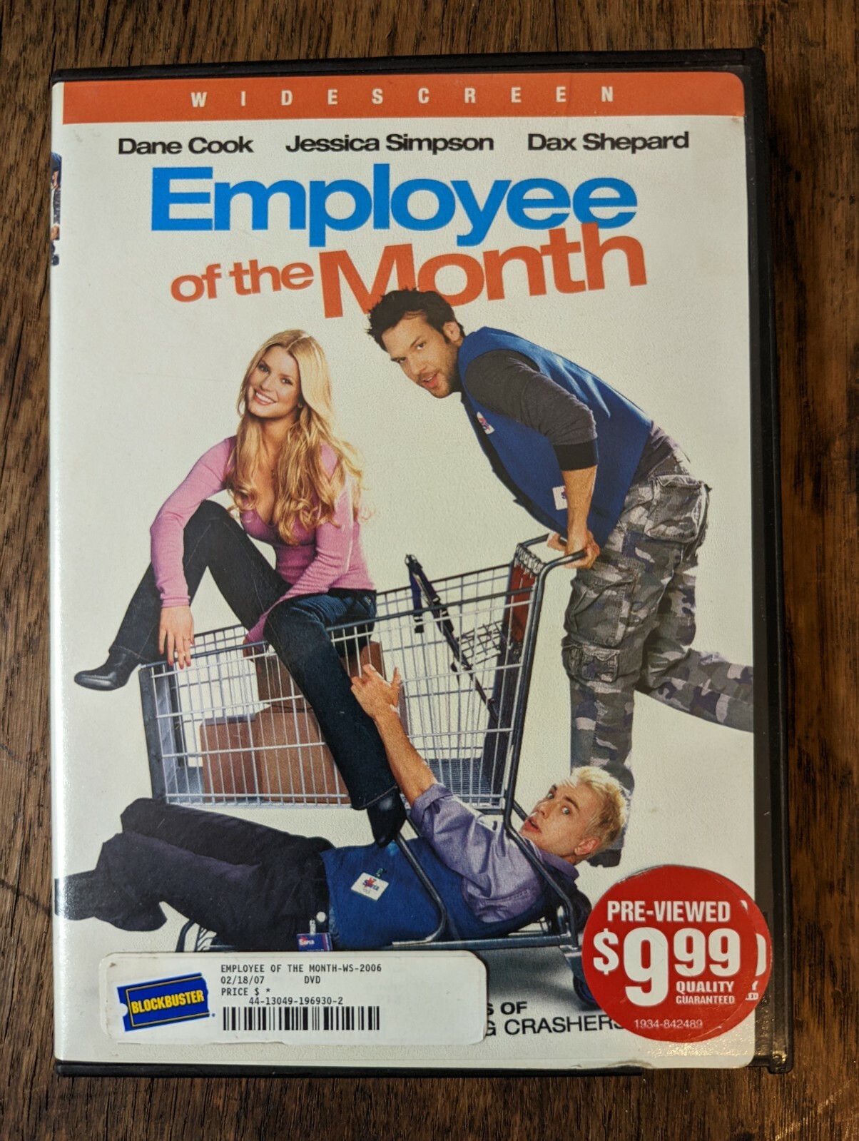 EMPLOYEE OF THE MONTH (DVD) Widescreen. Dane Cook (Blockbuster Case ...