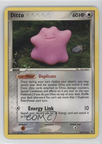 Ditto Pokemon EX Delta Species #35 2005 10cj | eBay