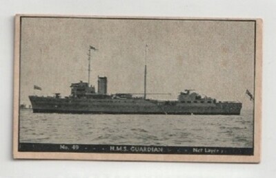 FOUNTAIN FLOUR - LATEST BRITISH WARSHIPS (#49 HMS GUARDIAN) | eBay