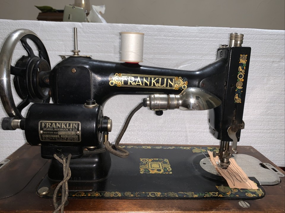 Franklin Rotary Vintage Sewing Machine 51035 Made In Usa Mercury ...