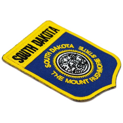 South Dakota State Flag Shield Patch, United States of America Patches ...