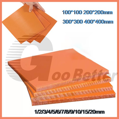 Red Bakelite Phenolic Resin Flat Plate Sheet CNC Insulation Antistatic ...