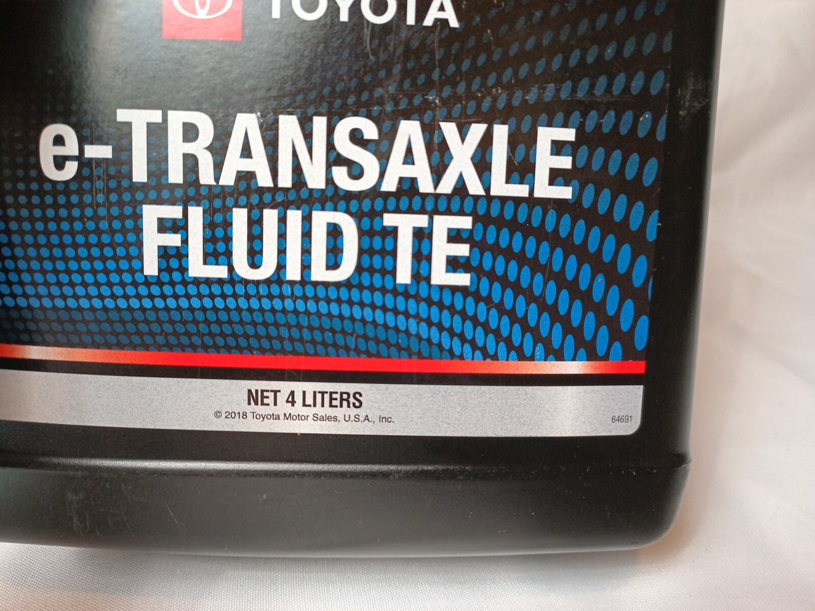 Toyota e-Transaxle Fluid TE 4 Liter Jug- Part# 08886-81986 9904 for ...