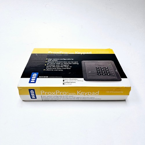 HID 5355AGK14-110315 Access Control Keypad Reader NEW | eBay