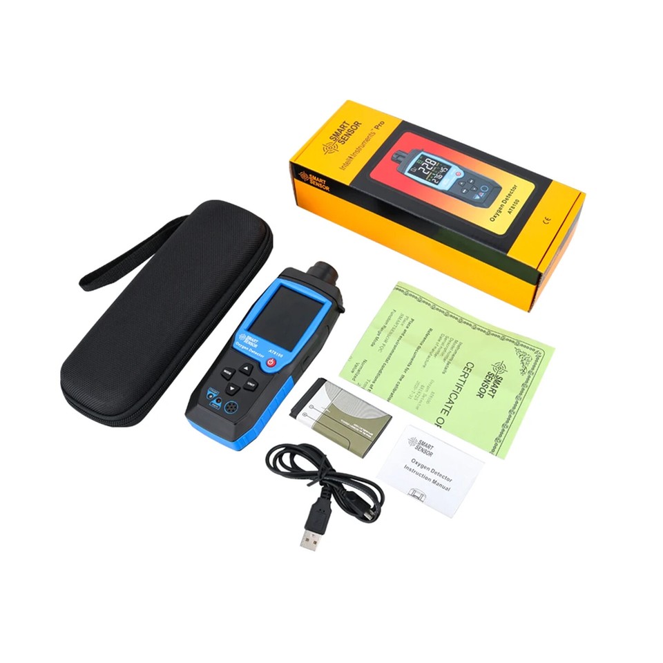 Smart Oxygen Detector Handheld Oxygen O2 Concentration Analyzer Tester ...