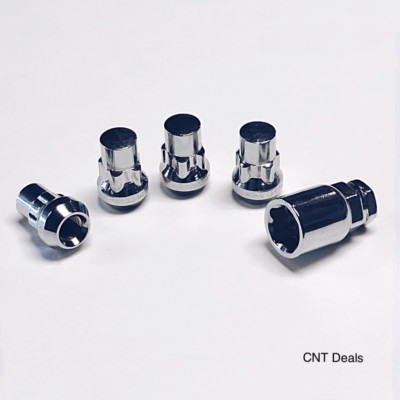 Set of 12x1.25 Chrome Lug Nut Wheel Locks for Subaru Legacy Impreza WRX ...