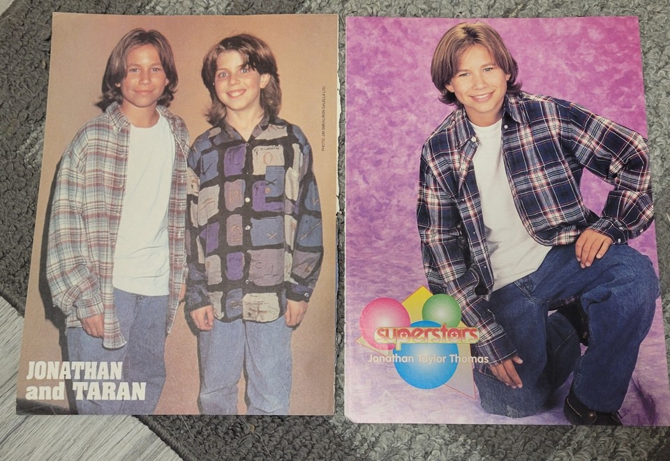 2 Double Sided Jonathan Taylor Thomas Jtt Pinups 90s Nostalgia Rare | eBay
