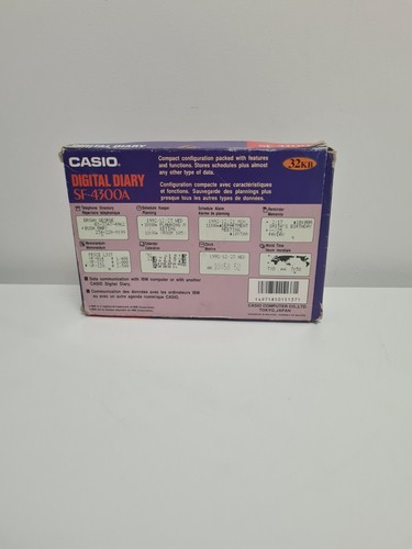 Vintage Casio Digital Diary SF-4300A - 32kb - Boxed | eBay