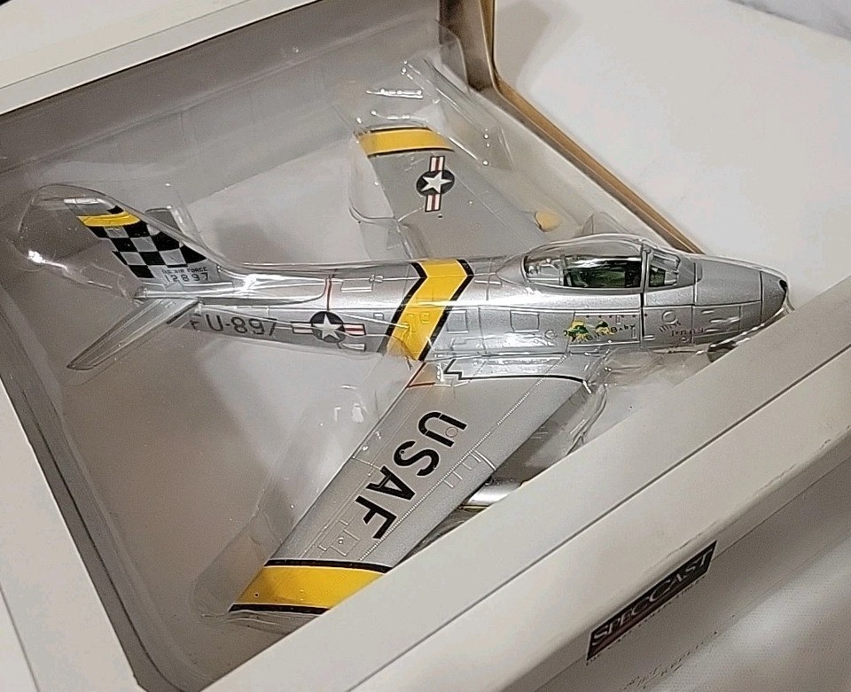 Spec Cast F-86 Sabre Jet John Glenn Mad Marine 1/48 Scale Diecast ...