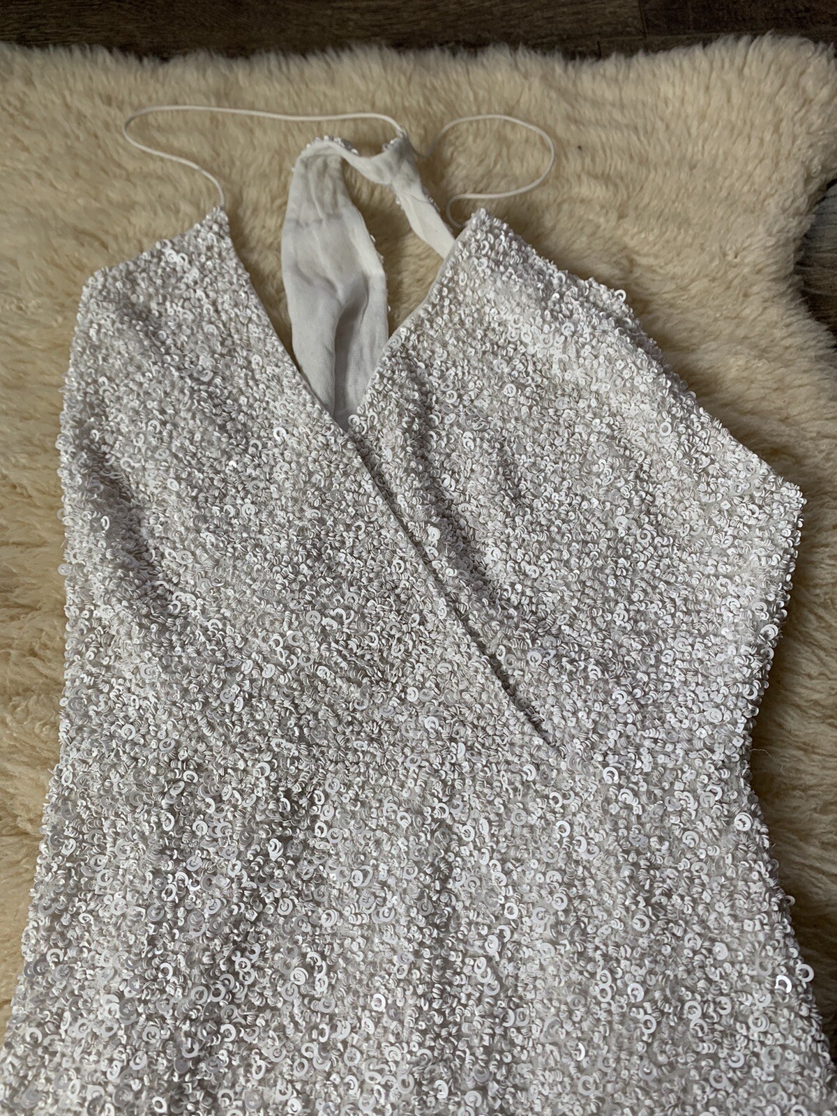 MLV Mayren Lee Viray Sequin Dress Women’s Small White… - Gem