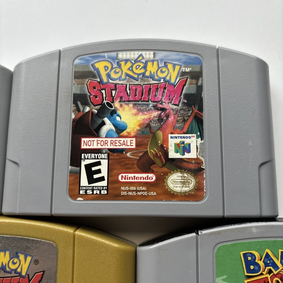 Nintendo 64 N64 Kiosk Not For Resale Demo NFR Mario Kart Pokemon ...
